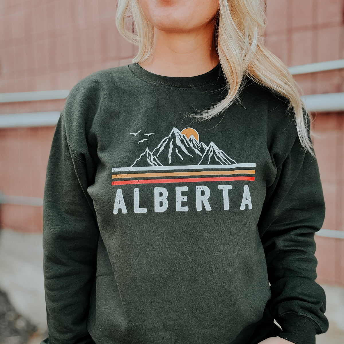 Alberta (Vintage) Cozy Crew Neck Sweater – Blonde Ambition Apparel