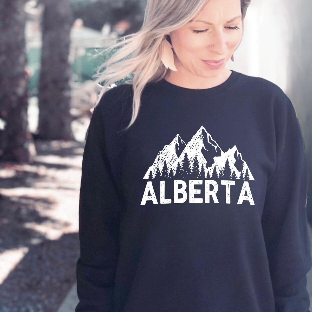 Alberta {New} Cozy Crew Neck Sweater – Blonde Ambition Apparel